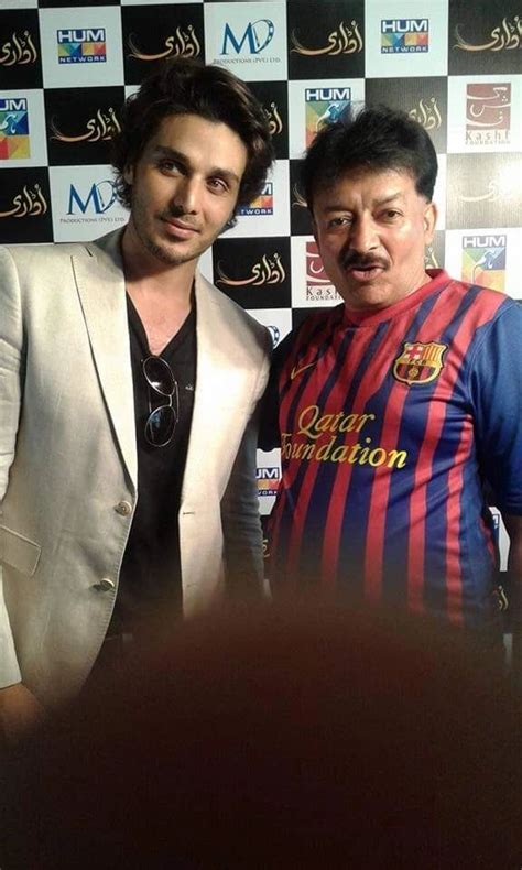 With Dashing Ahsan Khan Sayed Fida Hussain Shah