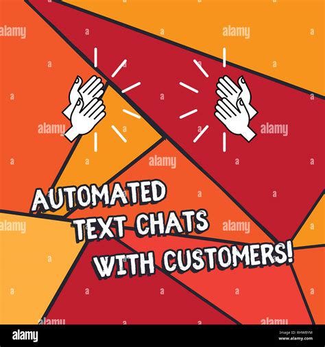 Word Writing Text Automated Text Chats With Customers Business Concept For Artificial