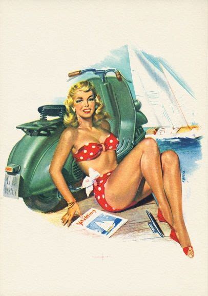 Vespa In The Summer Pic