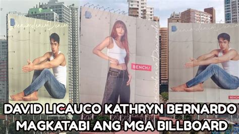 David Licauco Kathryn Bernardo BILLBOARD MAGKASAMA Sa Isang Endorsement