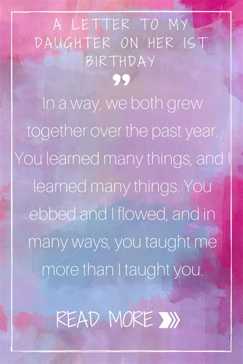 1st Birthday Quotes From Mother To Daughter ShortQuotes Cc