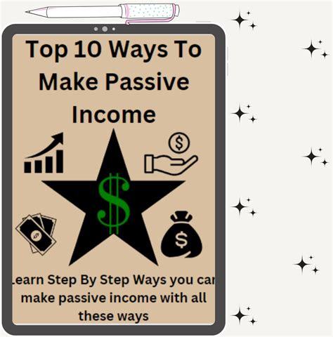 Top 10 Ways To Make Passive Income Digital Product Guide Make Easy