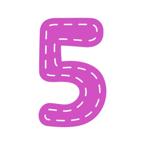 Five Generic Flat Icon