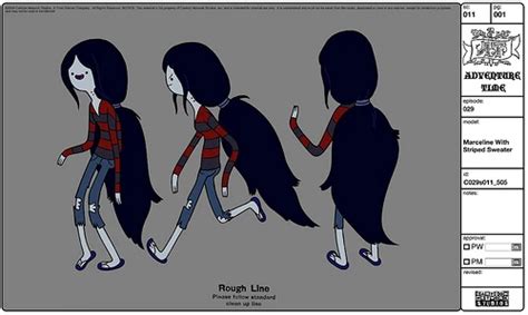 Image Modelsheet Marceline Withstripedsweater  Adventure Time Wiki Fandom Powered By Wikia