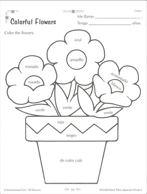1st Grade Spanish Worksheets Scholastic Worksheets Library