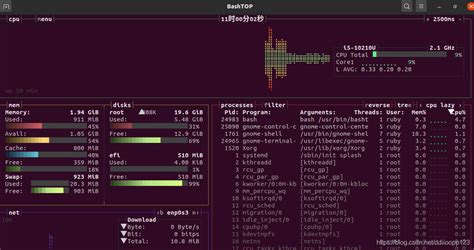 Ubuntu下安装bashtopubuntu Bashtop Csdn博客
