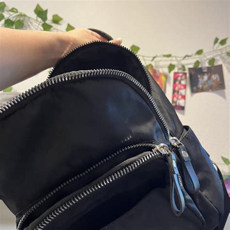 Small Black Bag Pack Depop