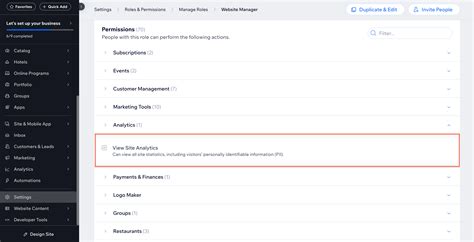 Wix Analytics Customizing Analytics Reports Help Center