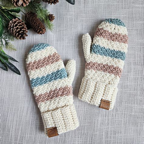 Ravelry Easy Crochet Mittens Pattern By Jennifer Renaud