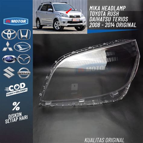 Jual Mika Headlamp Terios Rush Gen 1 ORIGINAL Mika Lampu Depan Terios