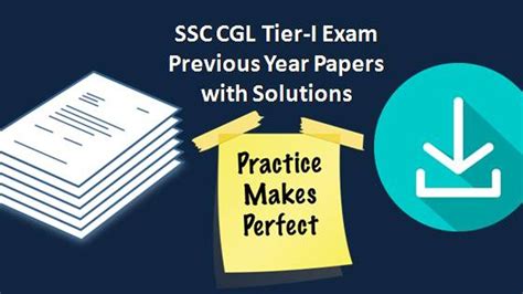 Ssc Cgl Previous Year Papers With Answers Download Pdf Practice Solved