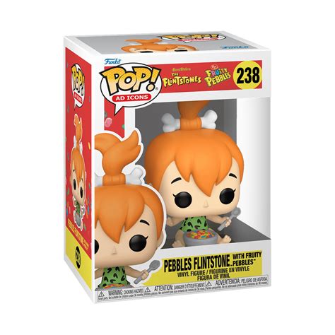 Buy Pop Pebbles Flintstone With Fruity Pebbles At Funko