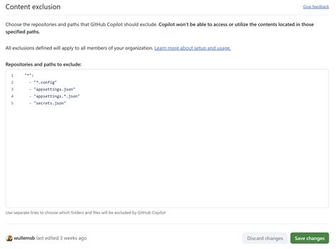 How To Exclude Specific Content When Using Github Copilot