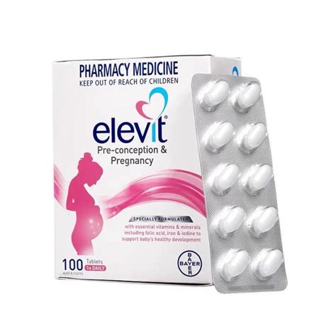 Elevit Pregnancy Multivitamin Pharmacy Vitamins Minerals Lactation
