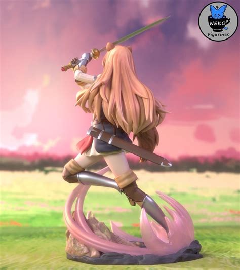 Raphtalia Shield Hero Anime Figurine For 3d Printing 3d Model 3d