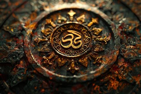 Creencias Espirituales Transmitidas A Través De Símbolos Sagrados Imagen Premium Generada Con Ia