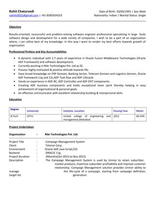 Rohit Chaturvedi Pdf
