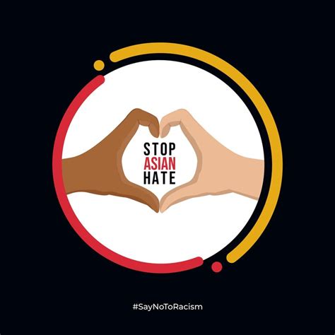 Premium Vector Stop Asian Hate Banner Suitable For Social Media