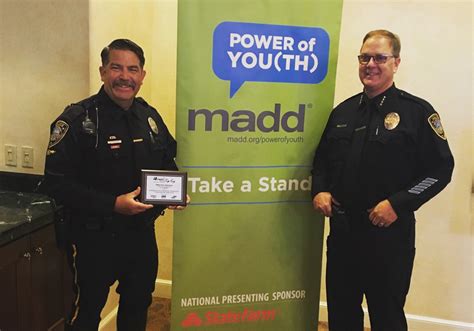 Lompoc Police Officer Eric Andreasen Recognized For Dui Enforcement