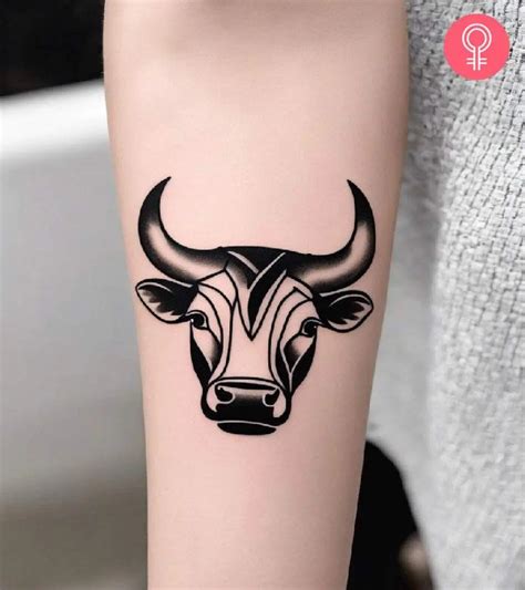 Taurus Zodiac Symbol Tattoo Design Taurus Zodiac Sign Astrology