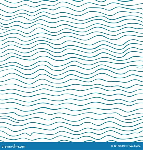 Seamless Wave Pattern Sea Background Stock Illustration Illustration Of Color Climate