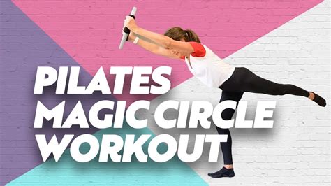 Pilates Magic Circle Workout All Standing Full Body Youtube