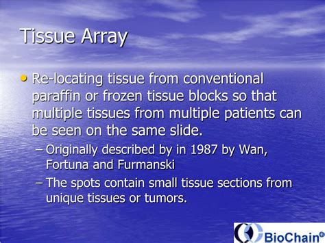 Ppt Frozen Tissue Array Powerpoint Presentation Free Download Id 1218652