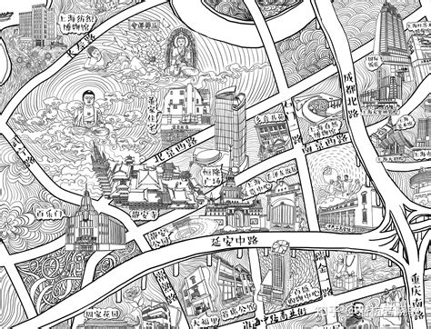 如何画城市手绘地图？ 知乎