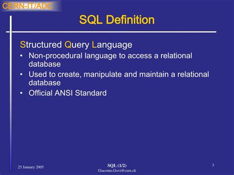 ppt oracle tutorials sql structured query language 1 2 powerpoint presentation id 5749419