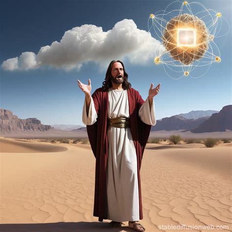 Quantum Computing Desert Teachings Stable Diffusion Online
