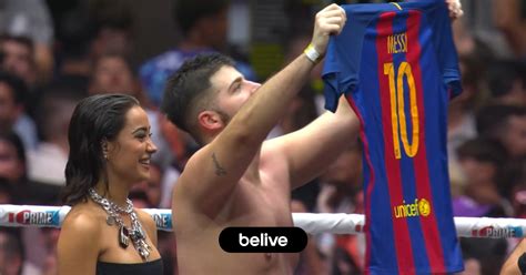 სანტიაგო ბერნაბეუზე მესის საკულტო მაისურის გამოფენა გაიმეორეს Belive Ge