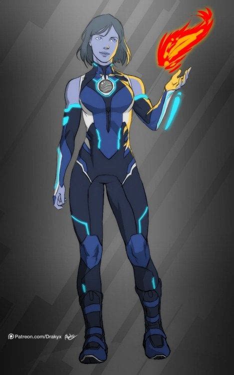 Fan Content Sci Fi Korra By Drakyx Rthelastairbender