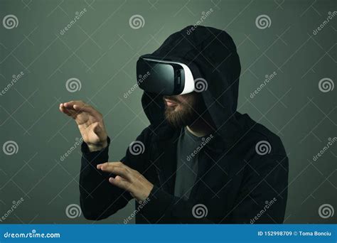 Virtual Keybord Hacker Internet Security Concept Stock Image Image