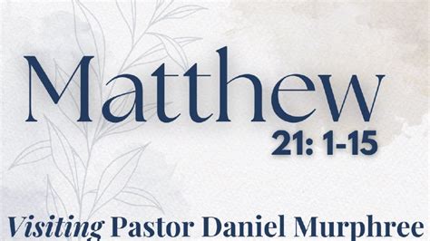 Daniel Murphree July 6 2025 New City Fellowship St Louis