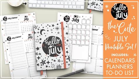 Free Printable July 2026 Planners