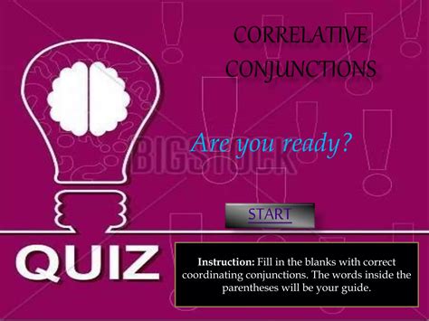 Correlative Conjunctions Quiz PPTX