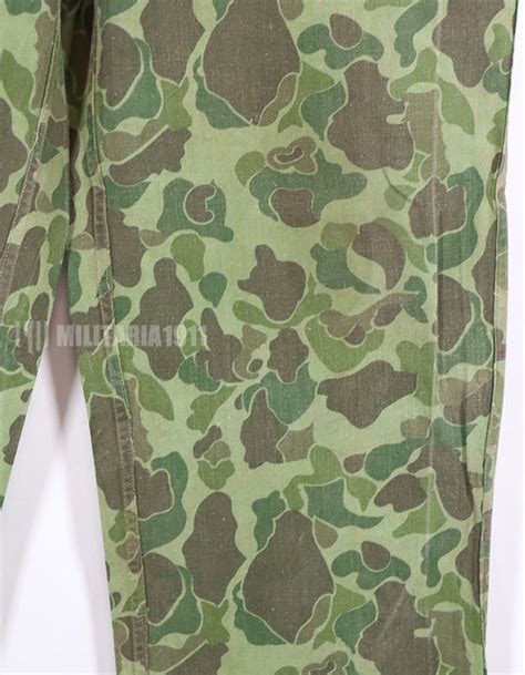 Real Frogskin Camouflage Dag Hunter Camouflage Pants With Erdl Fabric