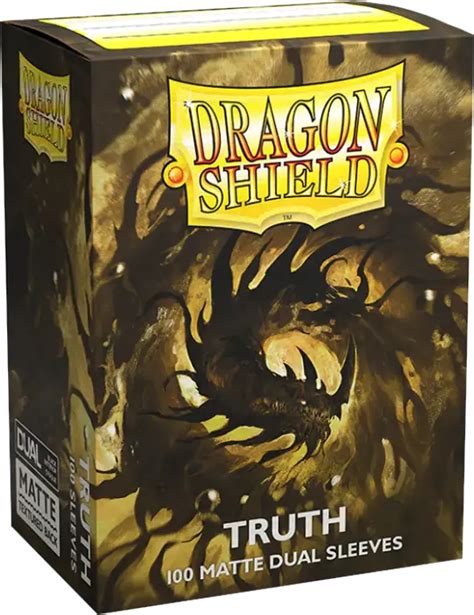 Dragon Shield Sleeves Matte Dual Truth 100ct Pack Dragons Keep Online