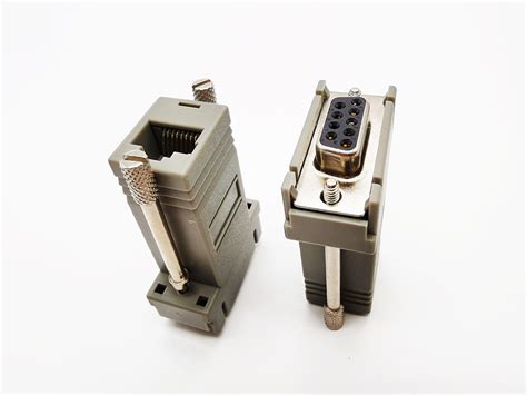 Db9 Female To Rj45 Modular Adapter Db9 To Rj45 Female Jack Ethernet