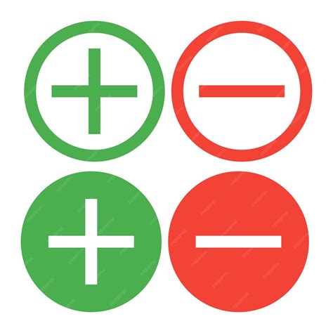 Add And Subtract Icon Sign Plus And Minus Icon Button Premium Ai