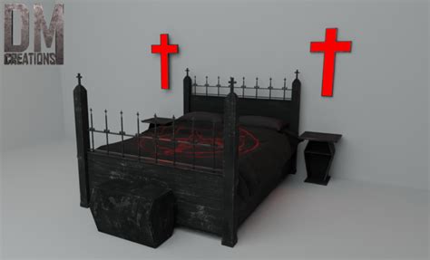 Second Life Marketplace Demon Bed Full Perm Mesh
