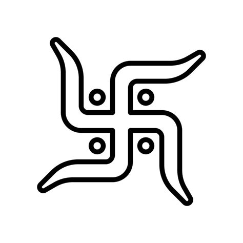 Le Symbole De La Croix Gammée Croix Gammée Symbole Sacré Des Hindous