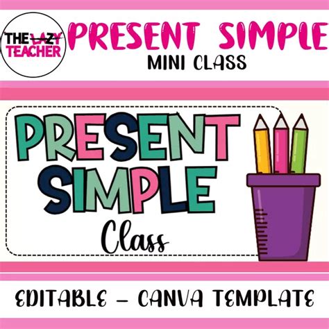 Present Simple Mini Class Profe Social