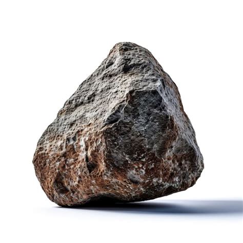 Premium Photo Stone Isolated On White Background