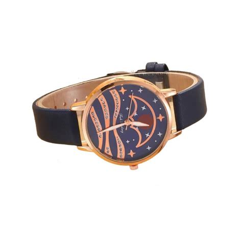 Reloj De Cuarzo Con Esfera Lunar Para Mujer Generico