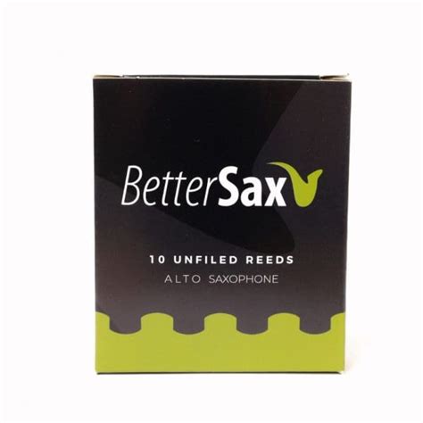 Bettersax Alto Sax Jazz Cut Reeds Box Of 10