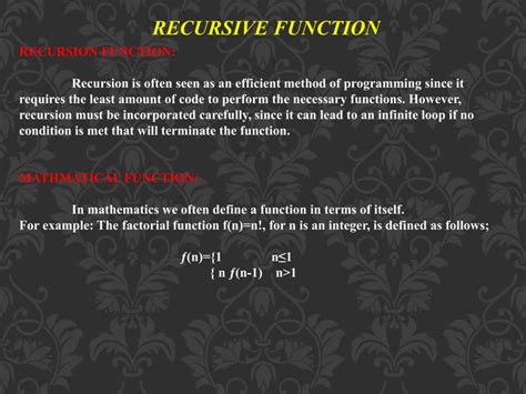 Recursionadvanced Data Structure Pptx Programming Languages