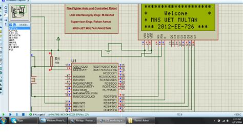 Lcd Interfacing With Controller Simulation On Proteus
