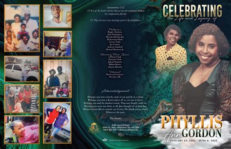 Phyllis Gordon Program By The Print House Issuu