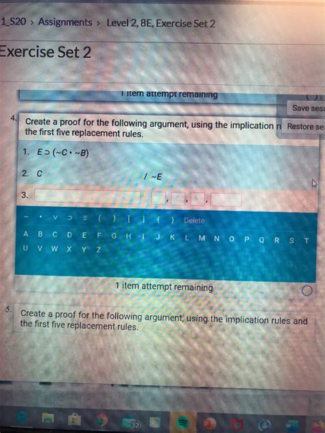 Solved 01s20 Assignments Level 2 8e Exercise Set 2